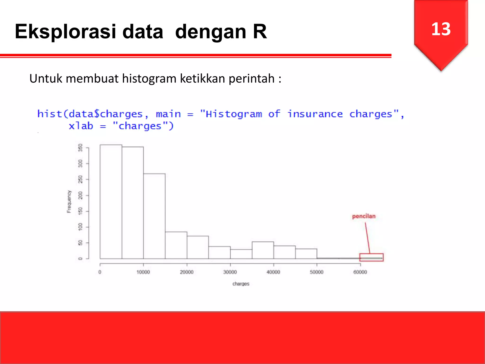 Tipe Data dan Eksplorasi Data Menggunakan Weka dan R | PPTX