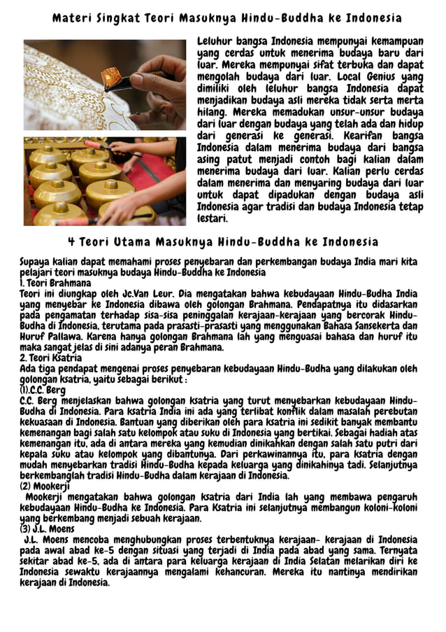 LKPD AKTIVITAS MASA HINDU-BUDDHA-IPS KELAS 7 | PDF