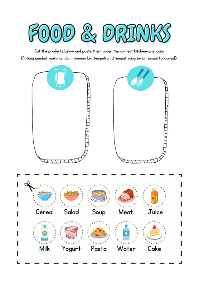 LKPD ENGLISH BAB 1 kelas 5 semester 1 (FOOD QUANTIFIER) | PDF | Food ...