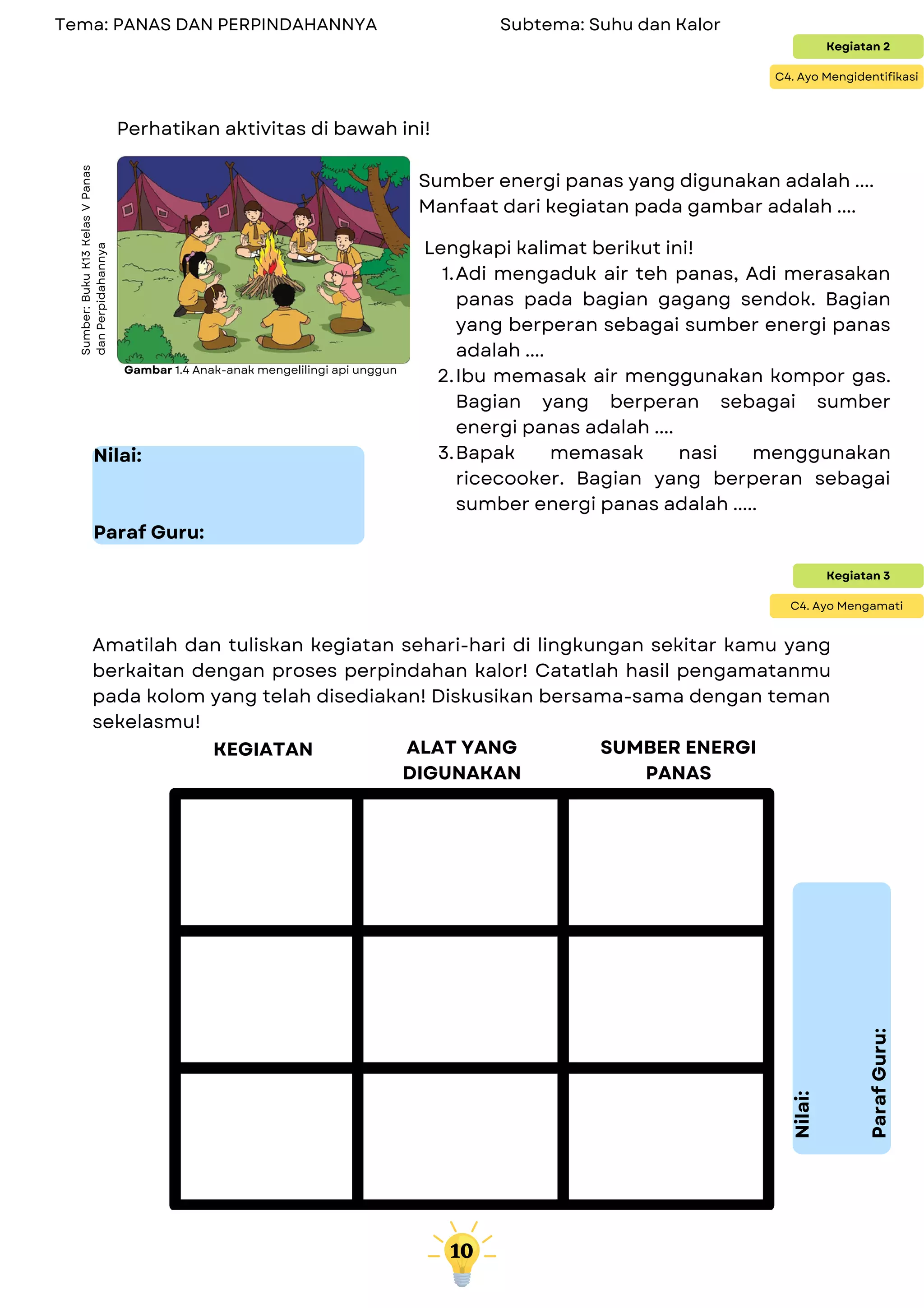 LKPD IPA Berbasis HOTS Terintegrasi Karakter Tema Panas dan ...