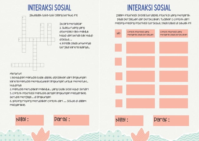 LKPD IPAS INTERAKSI SOSIAL IPAS KELAS 4 .pdf
