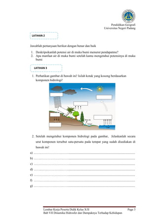 LKPD KD 3.7 Dinamika Hidrosfer dan Dampaknya Terhadap Kehidupan.pdf