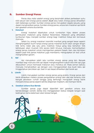 Lkpd kelas 5 tema 6 panas dan perpindahannya | PDF