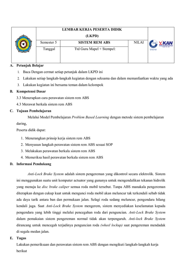 Lkpd rem abs | PDF