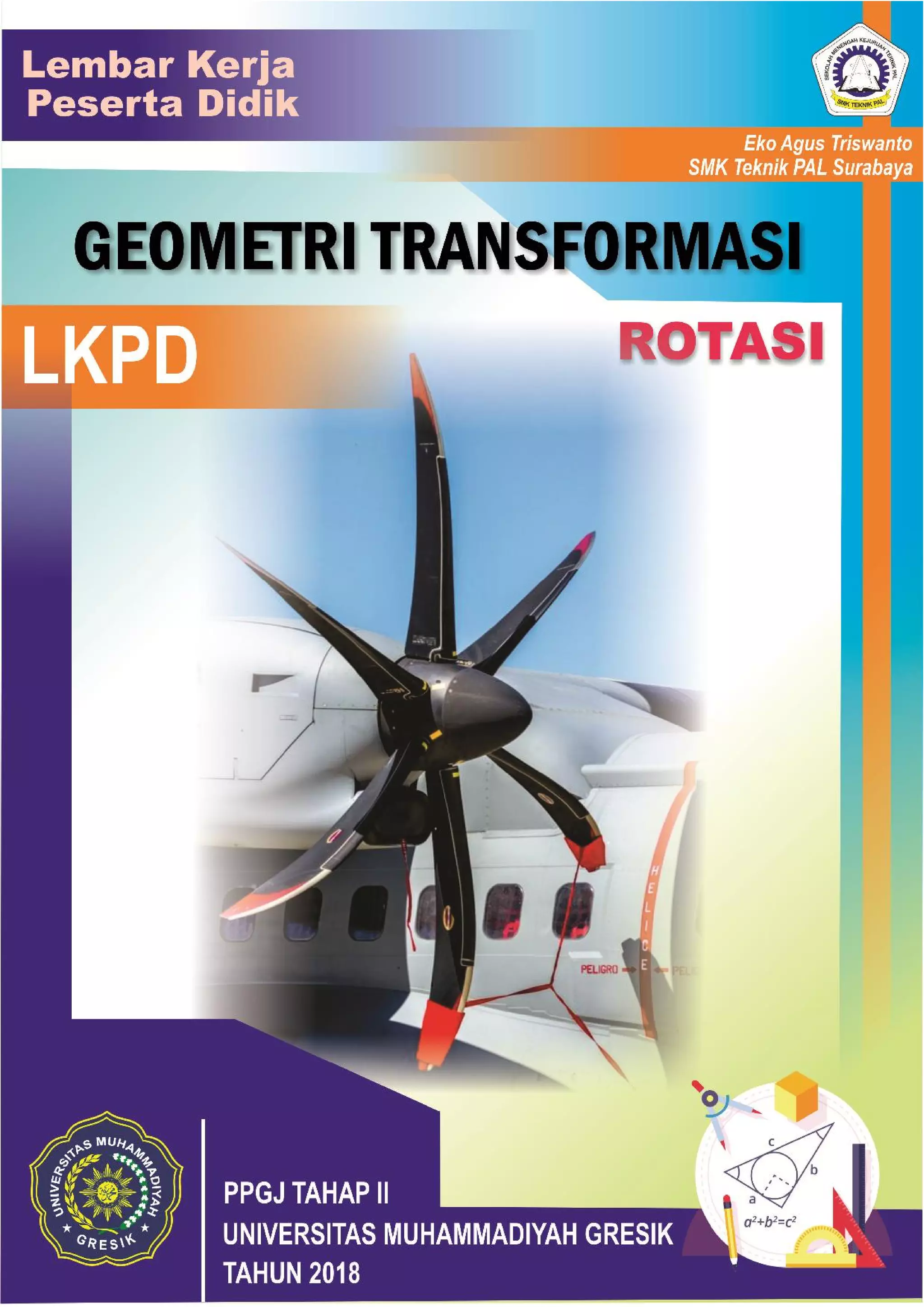 Lkpd rotasi geometri transformasi | PDF