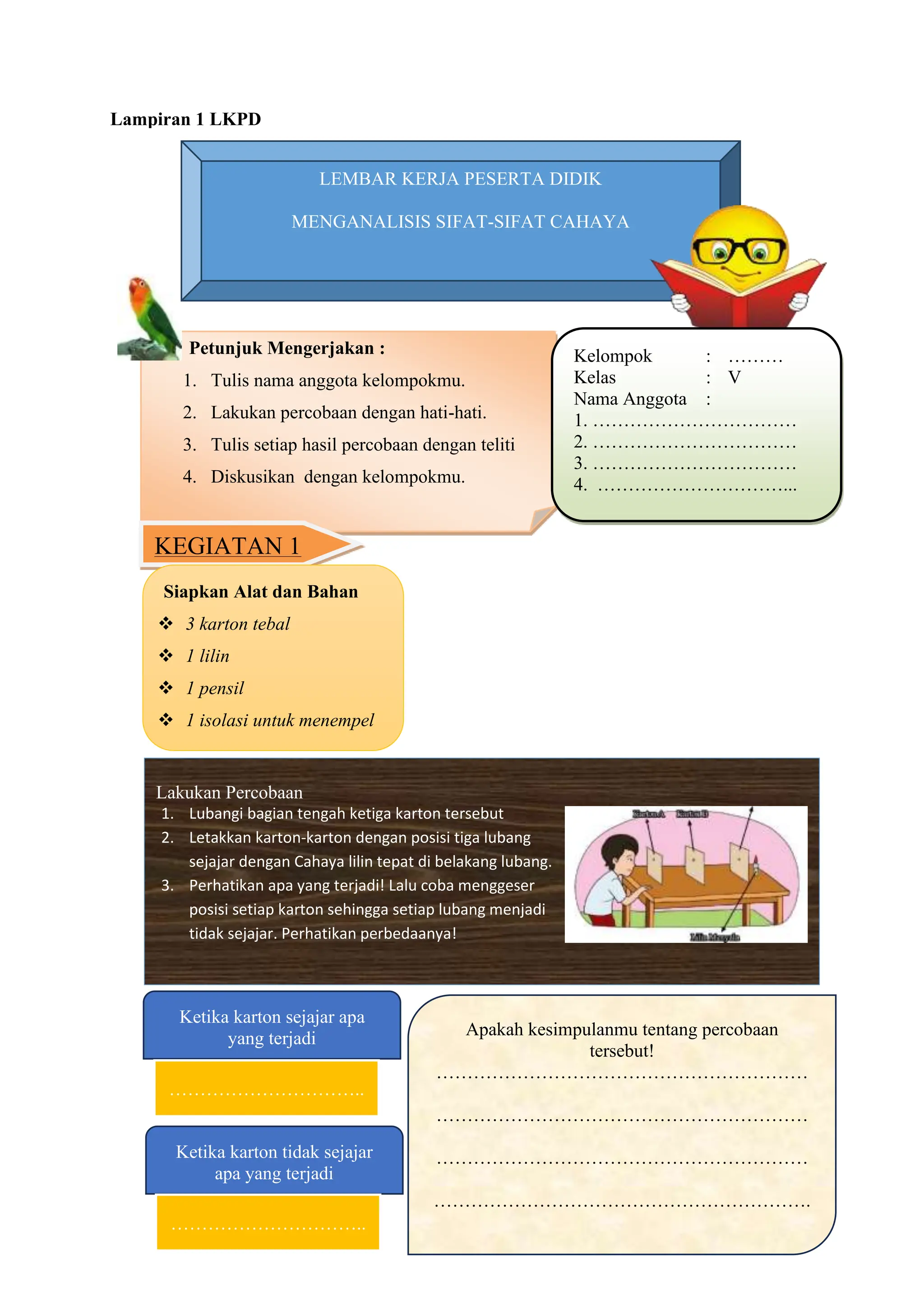 LKPD IPAS KELAS 5 | PDF LKPD IPAS KELAS 5 | PDF