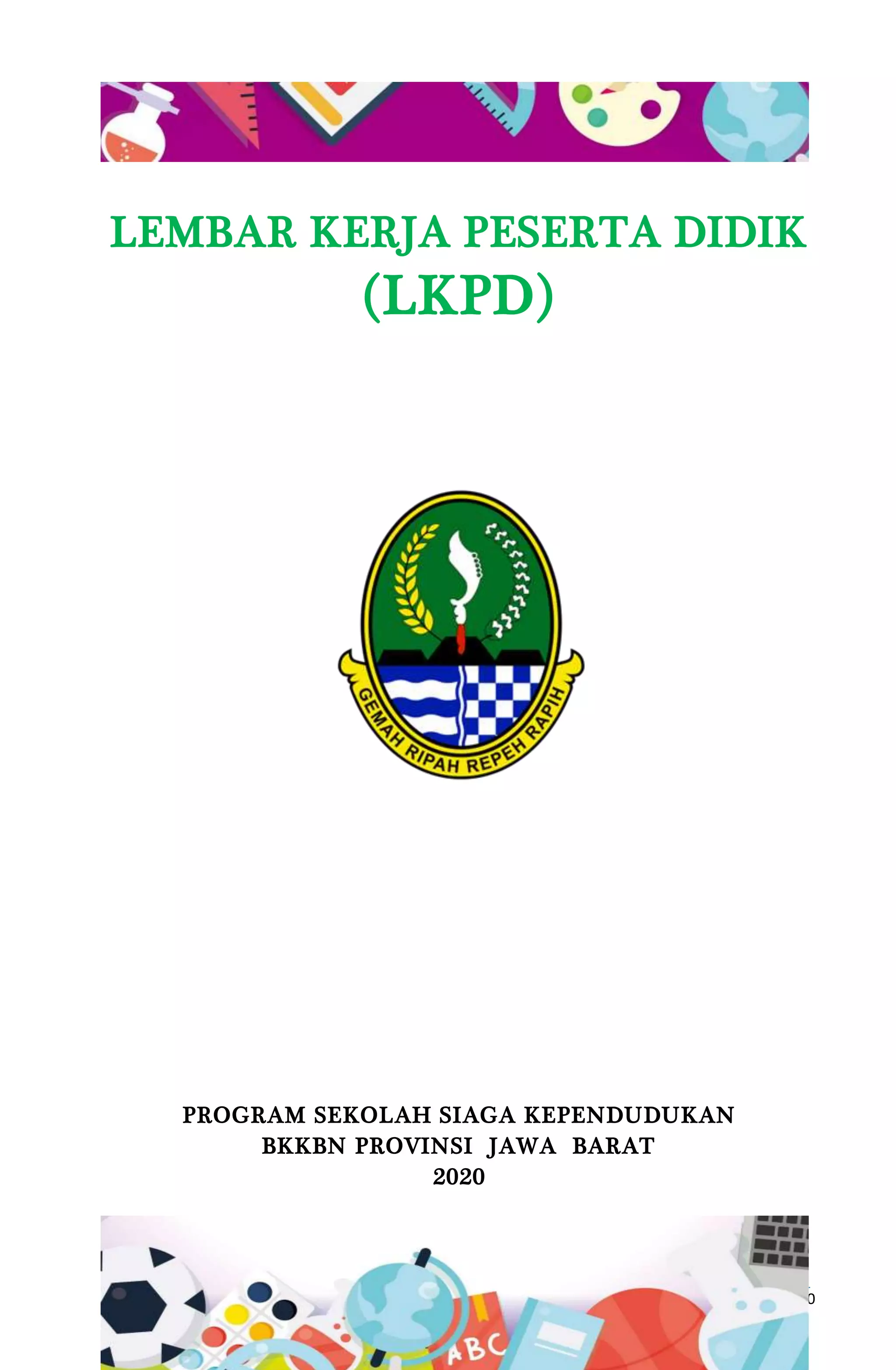 Lkpd sekolah siaga kependudukan bkkbn jabar 2020 ok final | DOCX