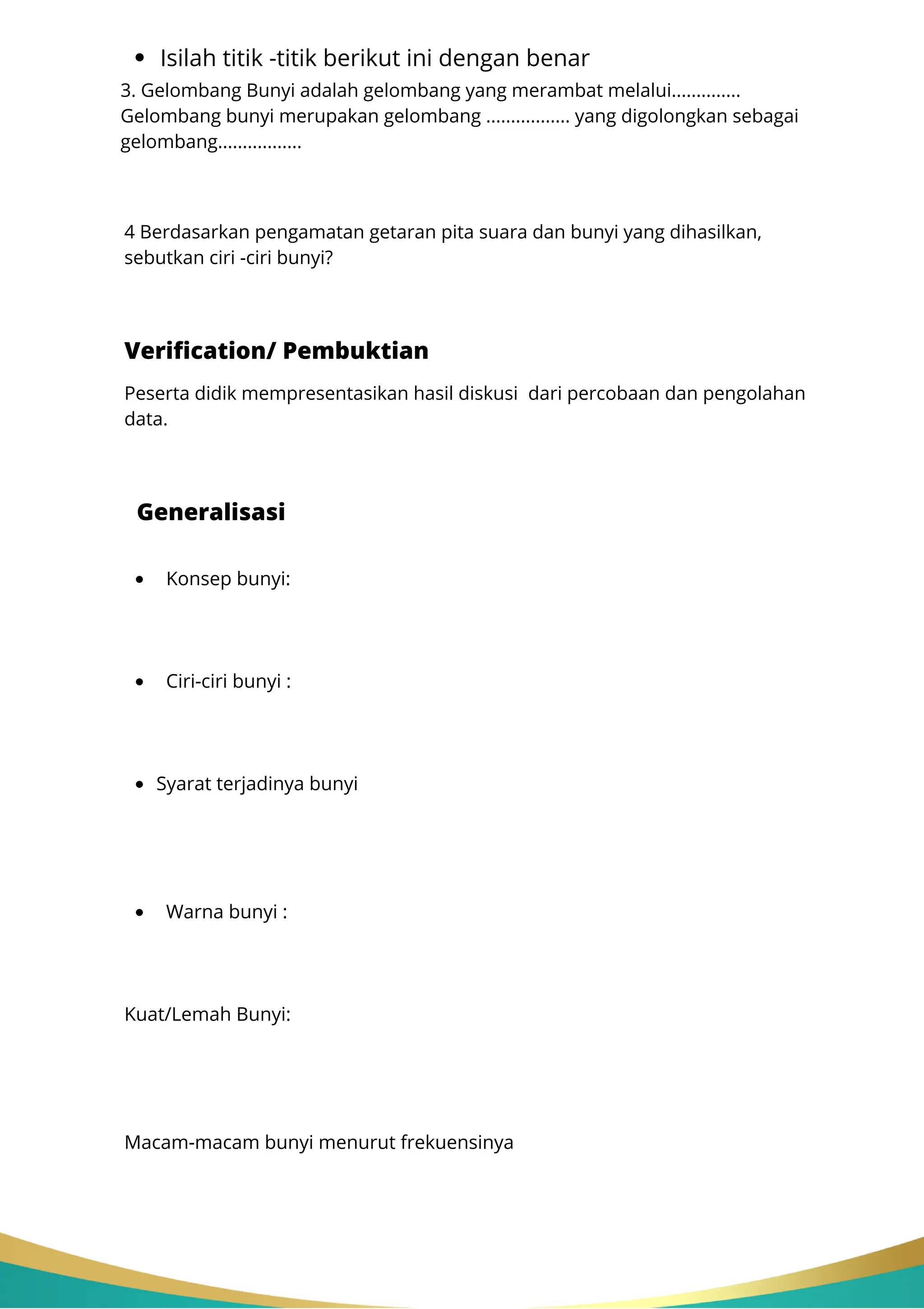 LKPD SIKLUS 2.gelombang bunyiiiiiiiiipdf | PDF