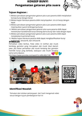 LKPD SIKLUS 2.gelombang bunyiiiiiiiiipdf | PDF