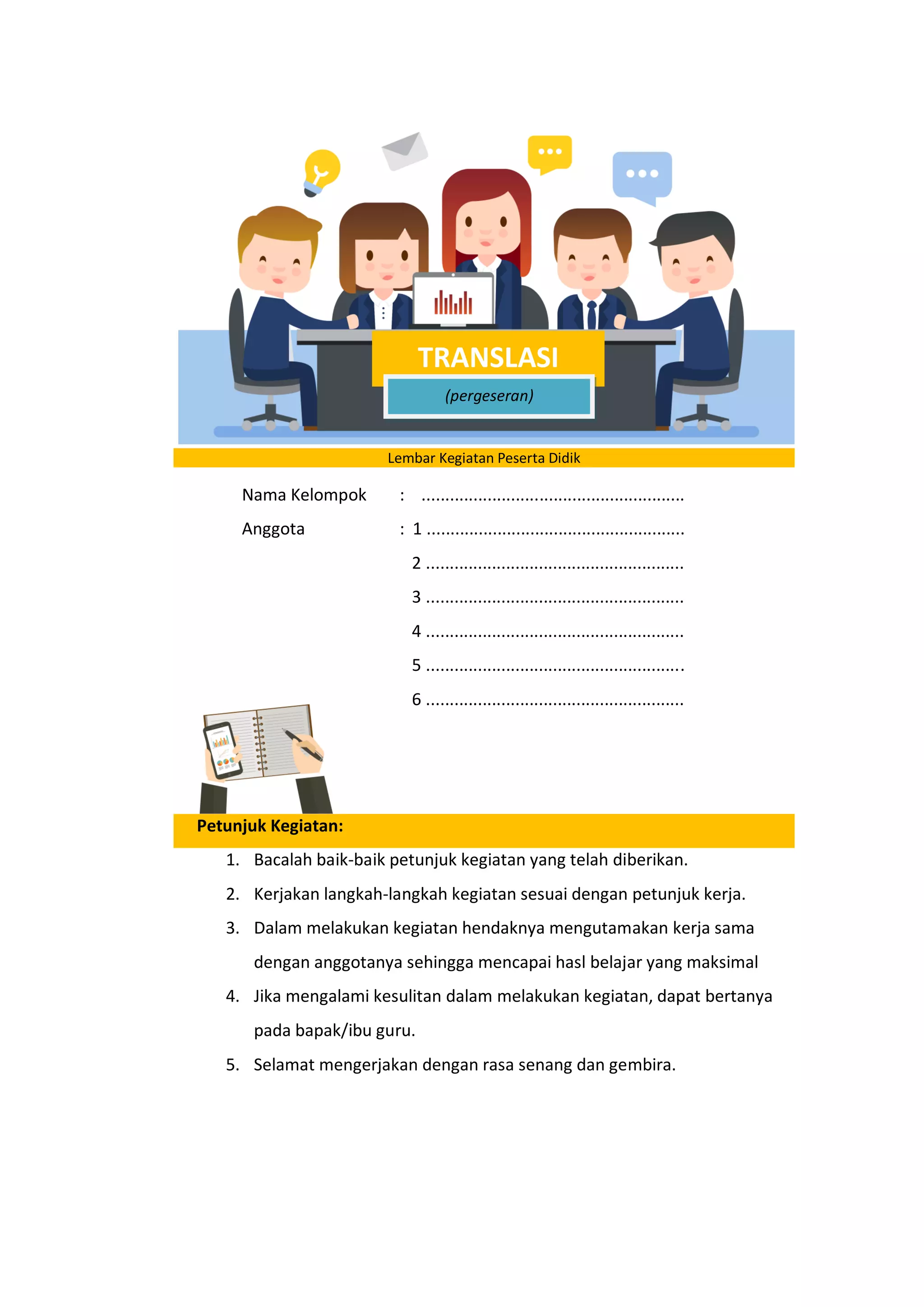 LKPD TRANSLASI KELAS XI | PDF