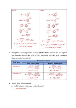 LKPD Waktu Peluruhan, Waktu Paruh, dan Konstanta Peluruhan (Jawaban).pdf