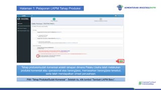 LKPM ONLINE OSS RBA | PPTX