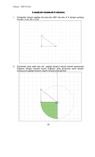 Lks 2 pythagoras geogebra | PDF
