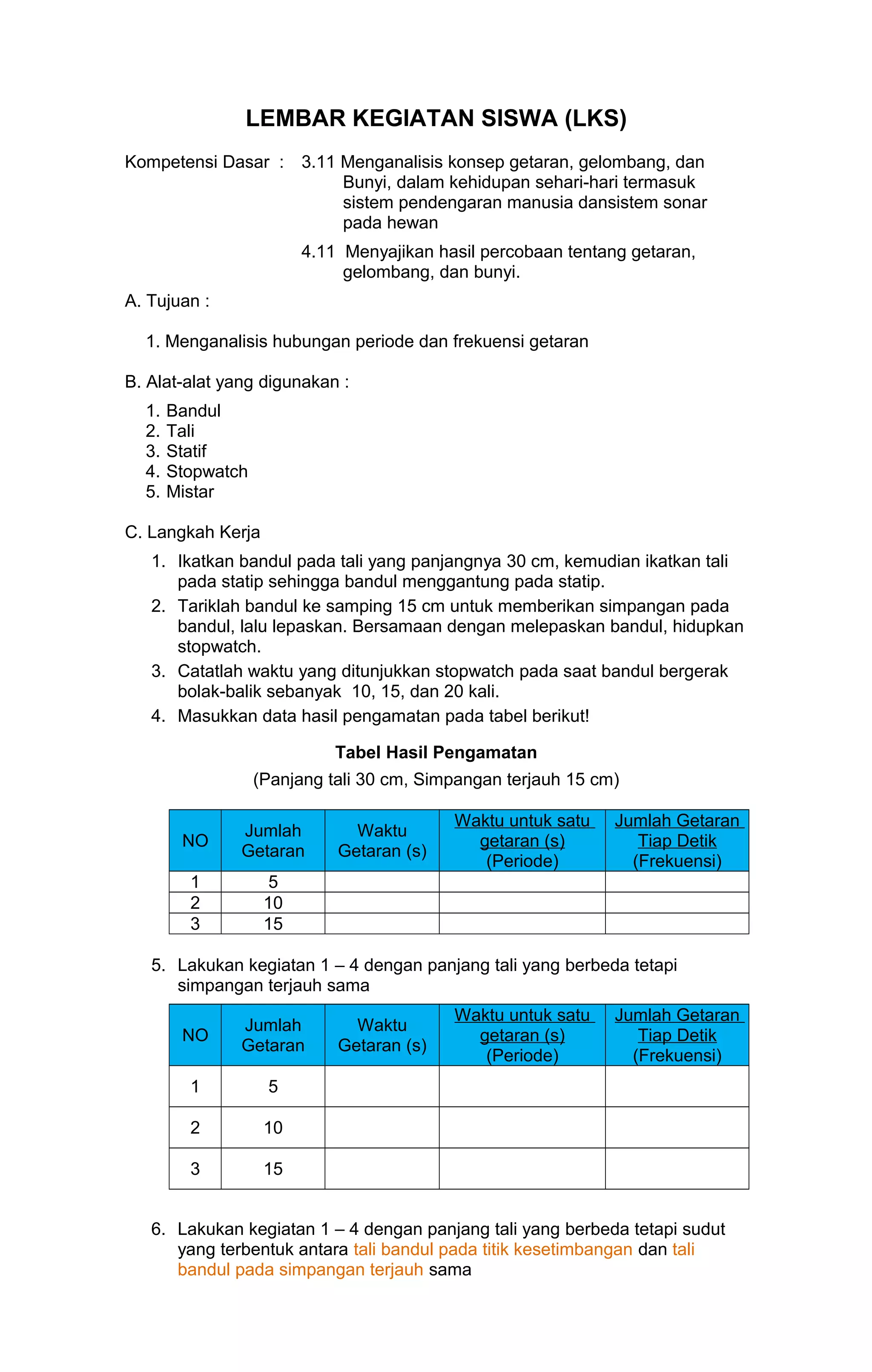 Lks getaran-doc | DOC