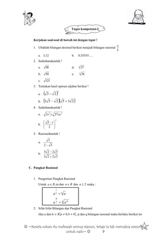 bentuk pangkat, akar dan logaritma | PDF