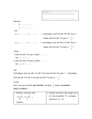 Lks elips lengkap new1 | DOCX