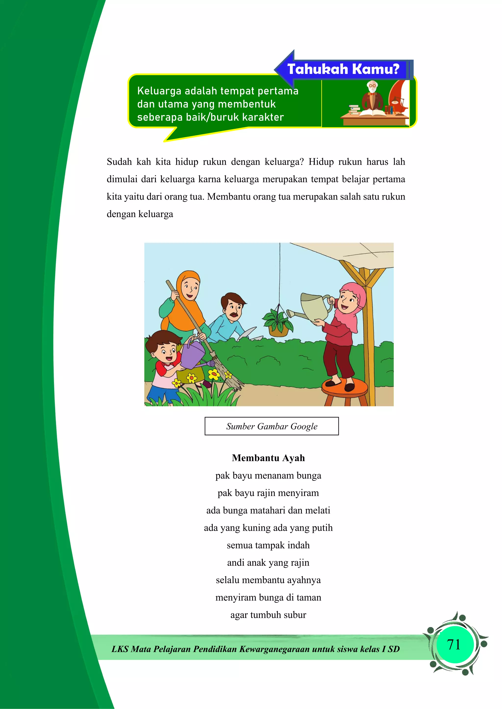 Contoh LKS Sekolah Dasar KD 6 | PDF | Free Download