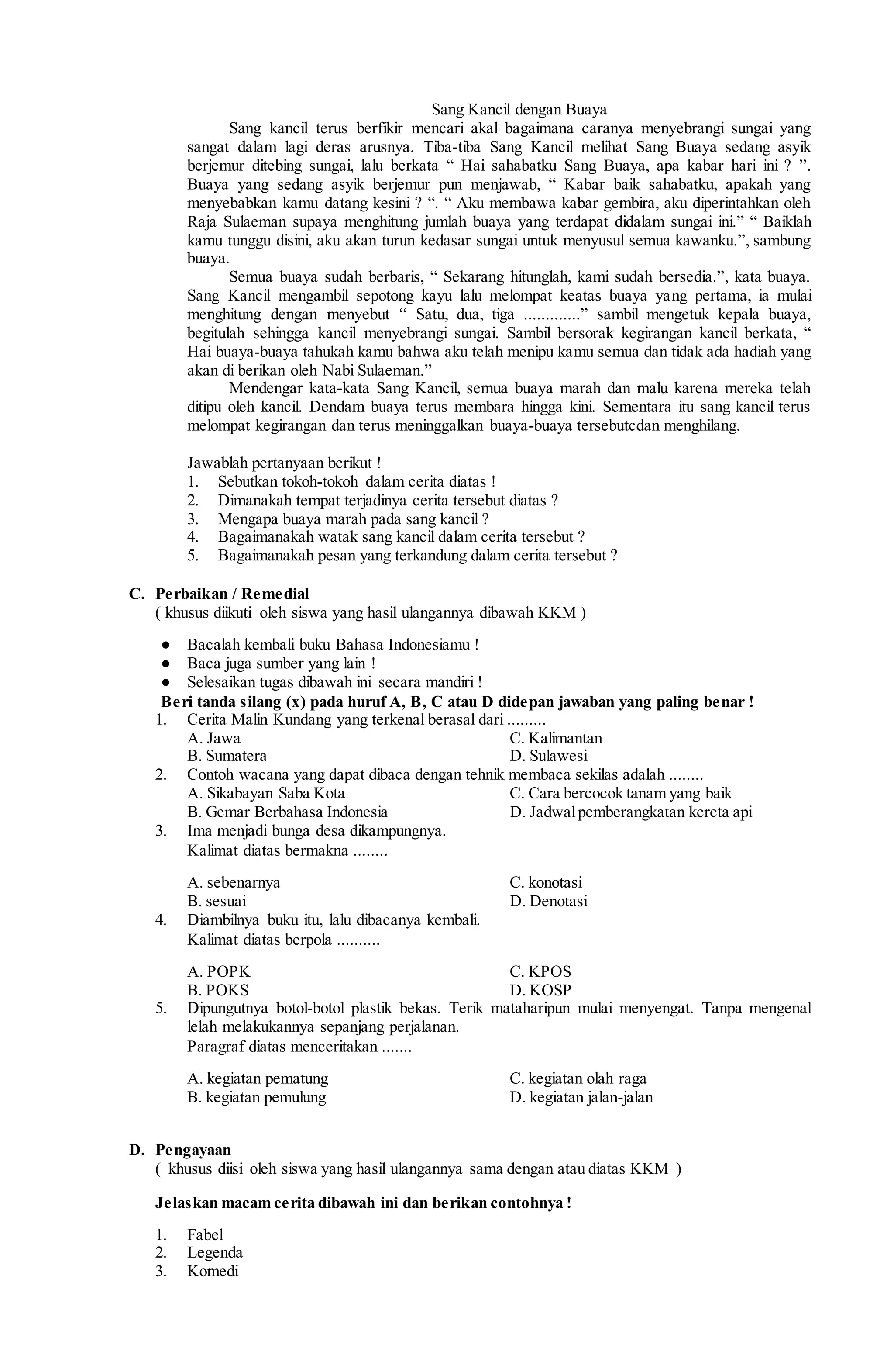 Lks kelas 5 smster 2 full | DOCX