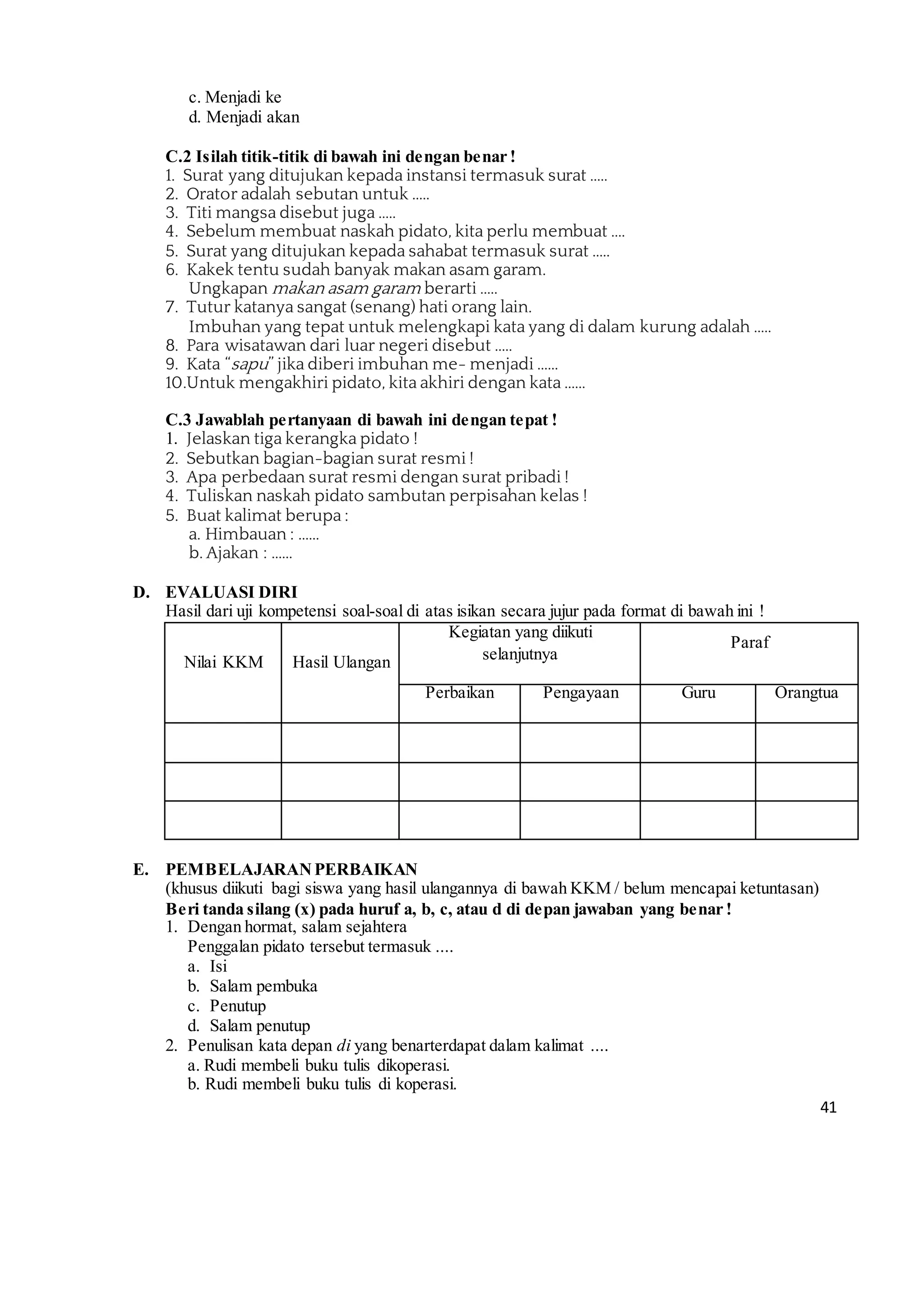 Lks kelas 6 smester 2 full furqon | PDF