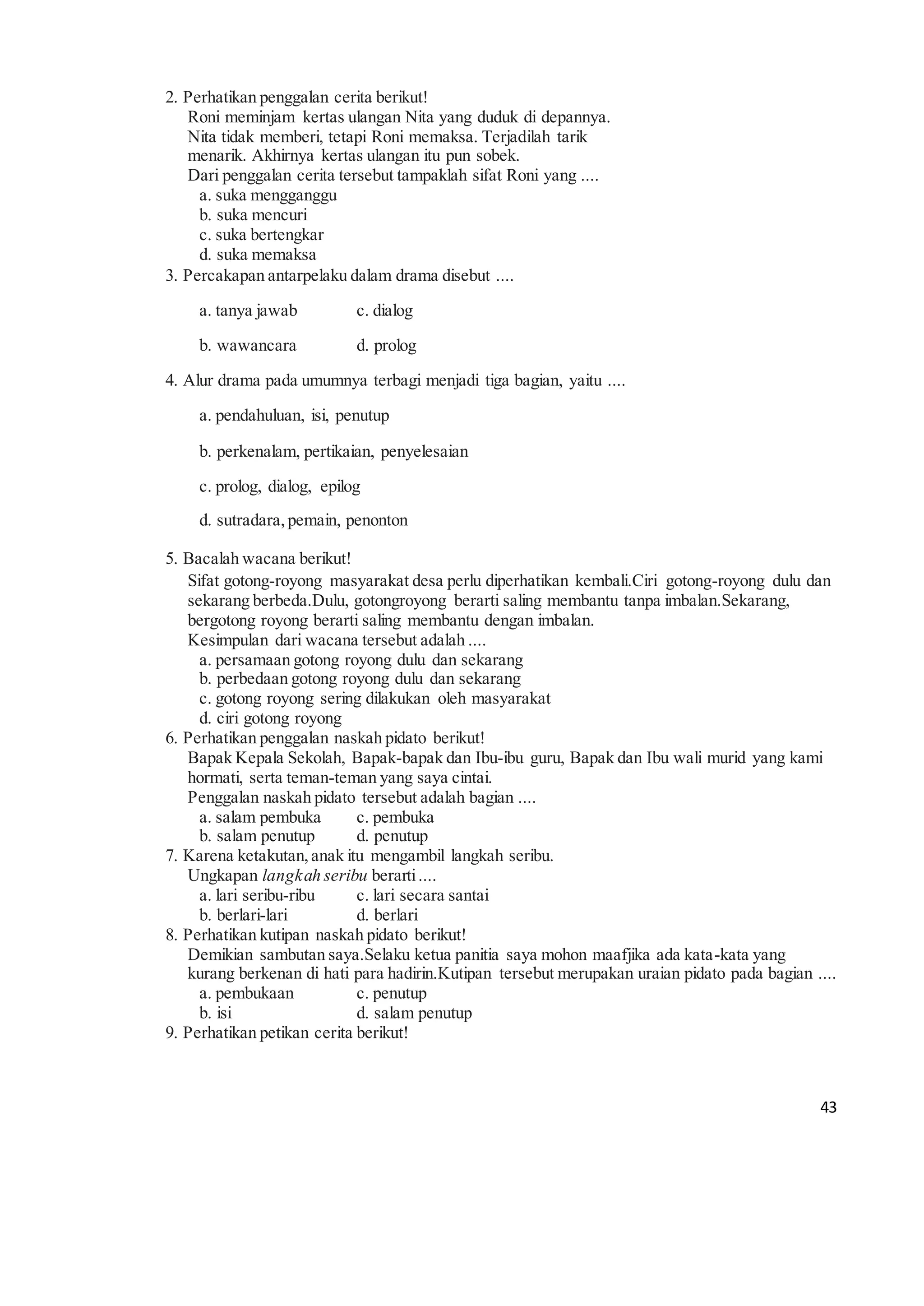 Lks kelas 6 smester 2 full furqon | PDF