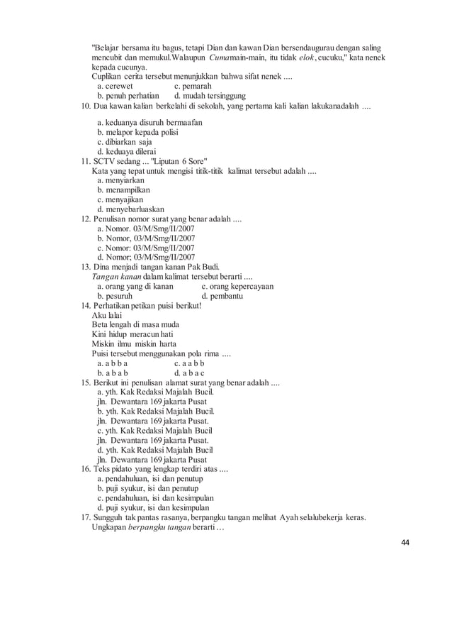 Lks kelas 6 smester 2 full furqon | PDF