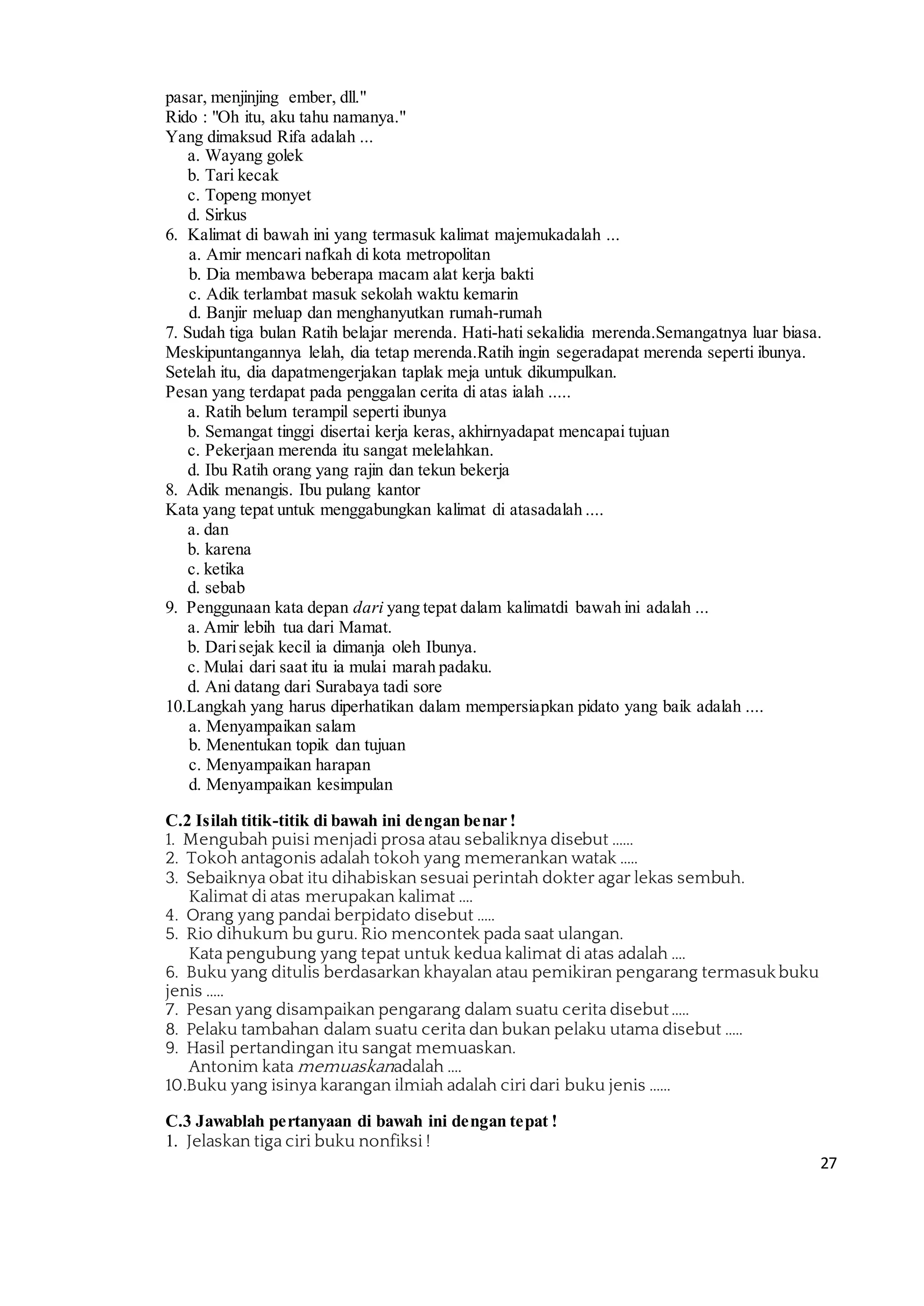 Lks kelas 6 smester 2 full furqon a | PDF