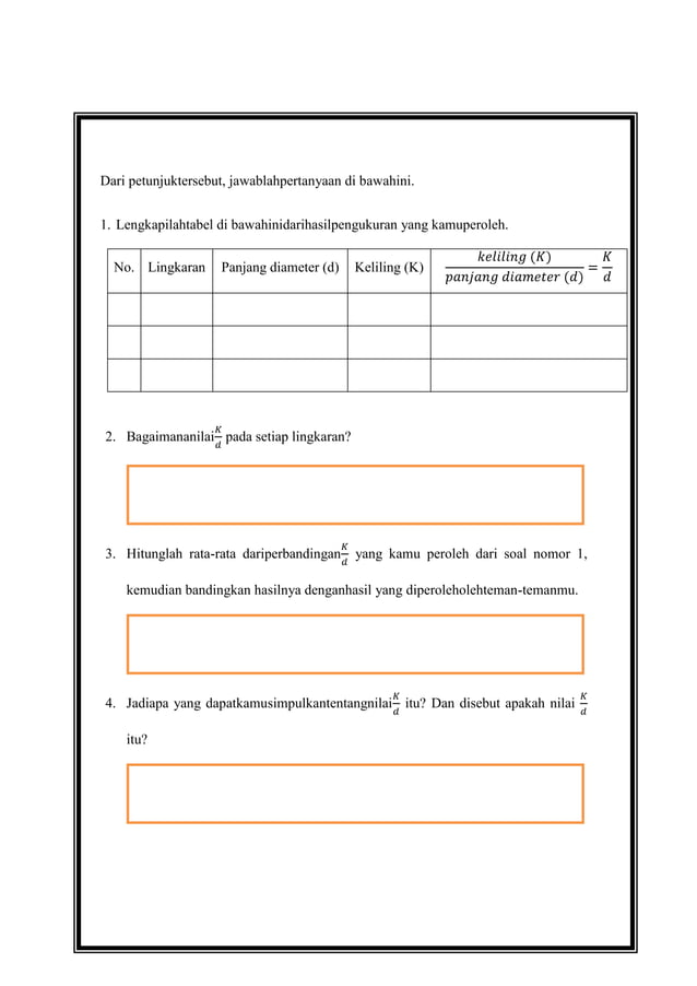 LKS PENDEKATAN REALISTIK | DOCX