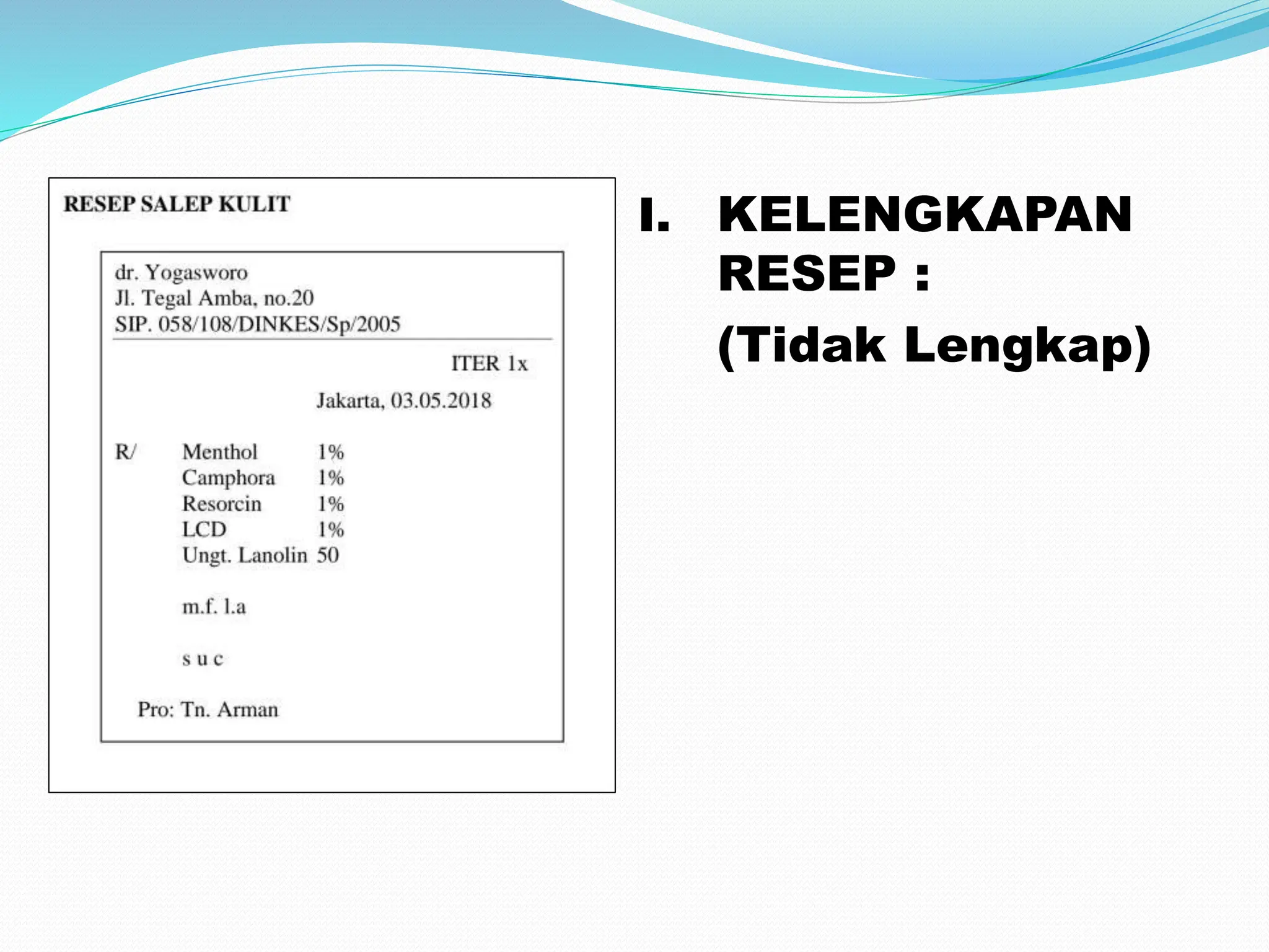 Pembuatan Resep Salep Kulit untuk kegiatan LKS SMK | PPTX