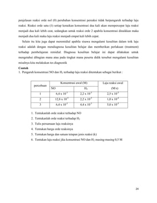 Lks Remedial Materi Laju Reaksi Docx