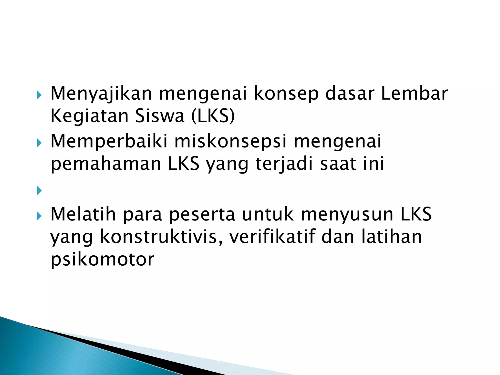 Media Pembelajaran "Lembar Kerja Siswa (LKS) "PPT | PPTX