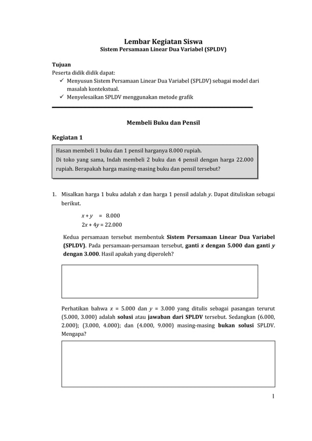 Lks spldv metode grafik ok | PDF
