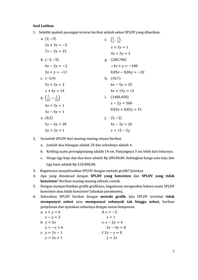Lks spldv metode grafik ok | PDF