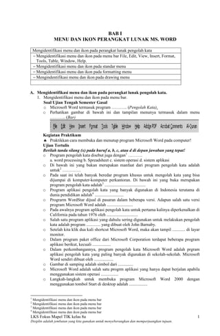 Lks tik 8 smt i | PDF