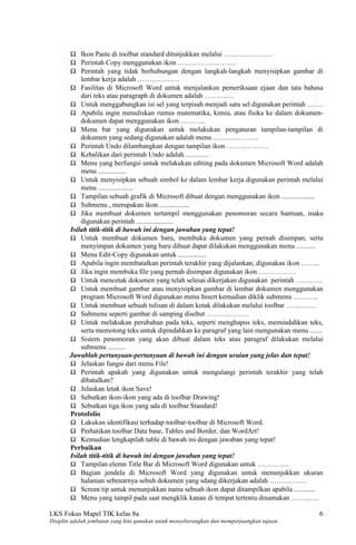 Lks tik 8 smt i | PDF