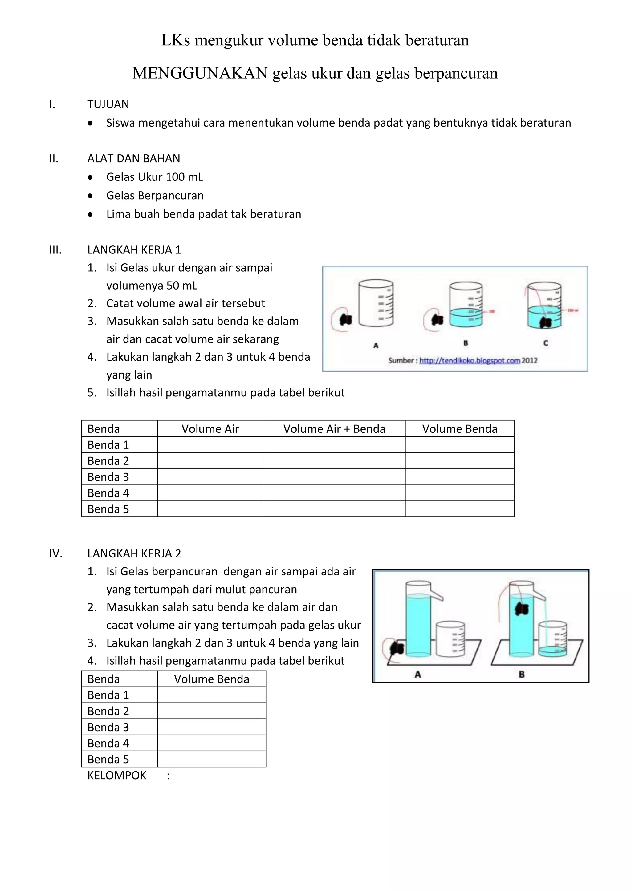 Lks volume benda | DOCX