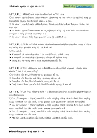 500-cau-trac-nghiem-luat-kinh-te-co-dap-an-p3 | PDF