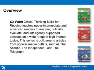 On Point - Reading and Critical Thinking Skills | PPTX