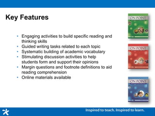 On Point - Reading and Critical Thinking Skills | PPTX