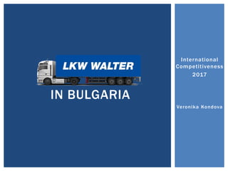 LKW Walter in Bulgaria | PPTX