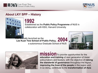 Lee Kuan Yew School of Public Policy | PPT
