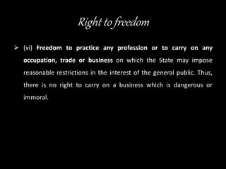 Ll.b ii cloi ii u i fundamental rights | PPTX