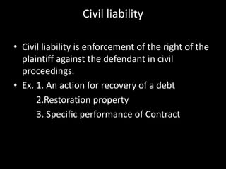 Ll.b ii jii u iv principles of liability | PPTX