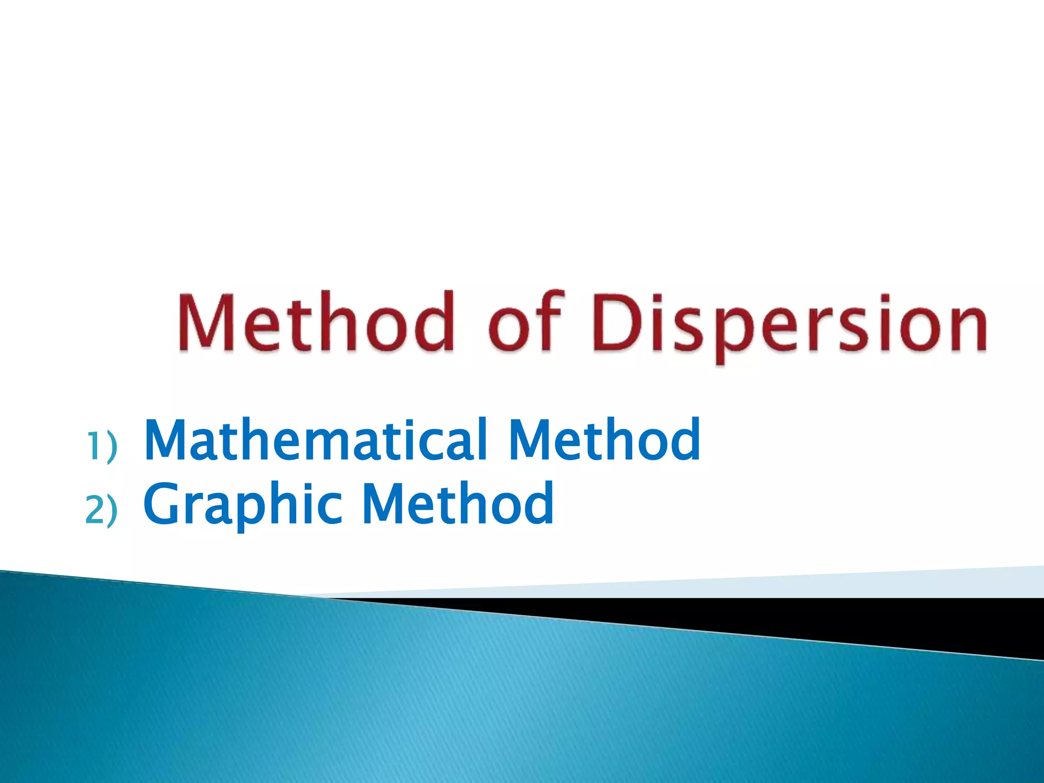 DISPERSION | PPT