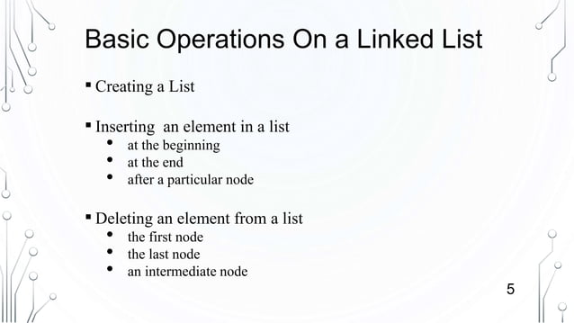 Introduction to Linked Lists | PPTX