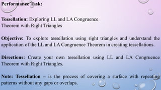 Leg Leg Congruence Theorem and LEg Acute angle Congruence Theorem | PPTX