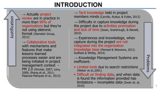 Lessons Learned Model for Projects Supported by Web 2.0 Tools: a Mixed ...