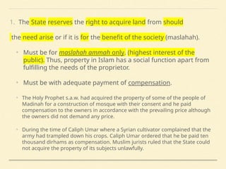 Land Law 1 - LAND OWNERSHIP IN ISLAM (1).pptx