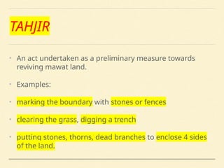 Land Law 1 - LAND OWNERSHIP IN ISLAM (1).pptx