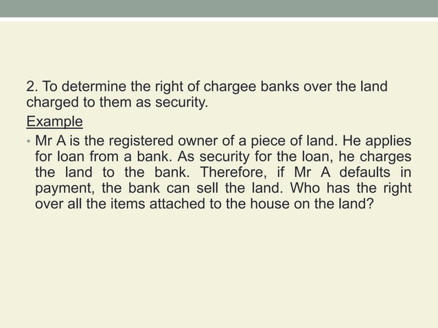 Land Law 1 DEFINITION OF LAND | PPT