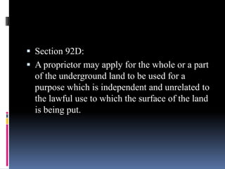 LL1 slides extent of ownership and enjoyment of land part 2 | PPTX